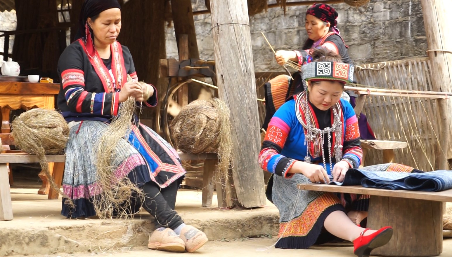 Lung Tam village - a traditional linen weaving village of the Hmong people